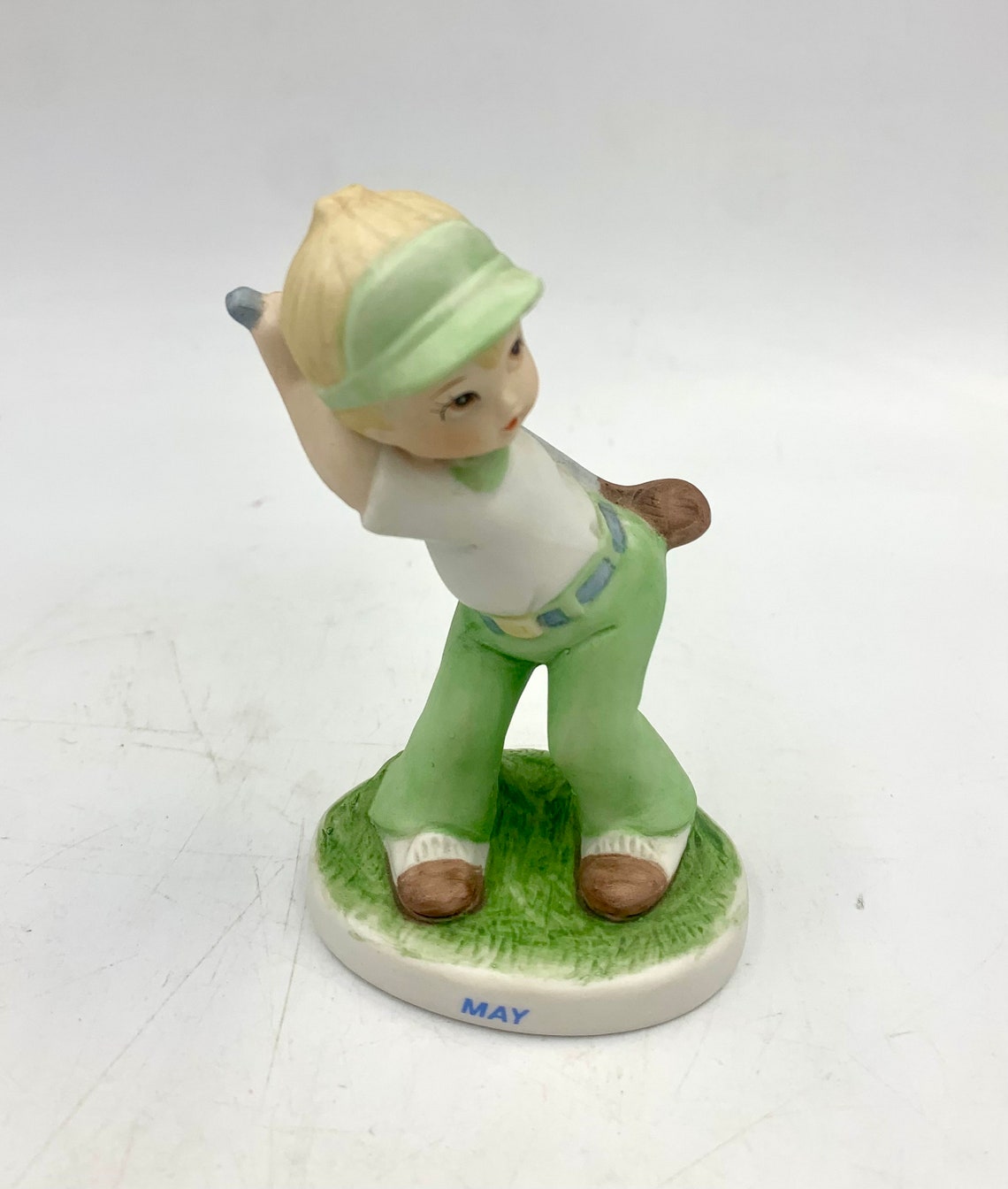 Lefton Christopher Collection May Figurine Golfer 1983 - Etsy