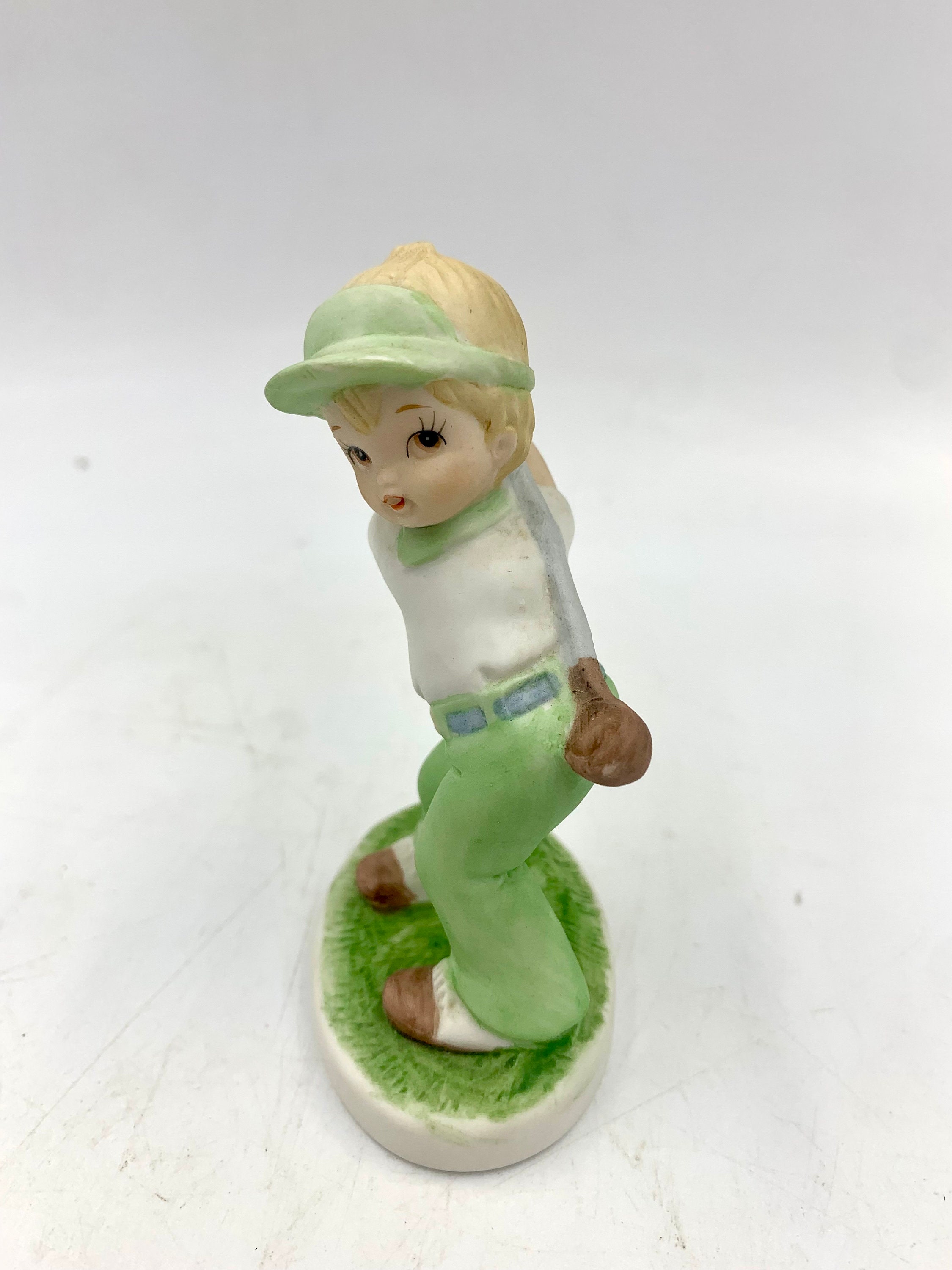 Lefton Christopher Collection May Figurine Golfer 1983 - Etsy