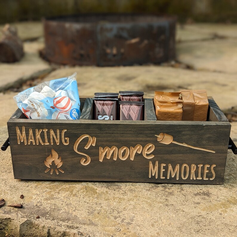S'more Caddy DIY Woodworking Plans PDF Drawing, Instructions, Cut List ...