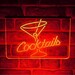 Cocktails LED Neon Light up Sign, Custom Neon Sign for Bar Decor ...