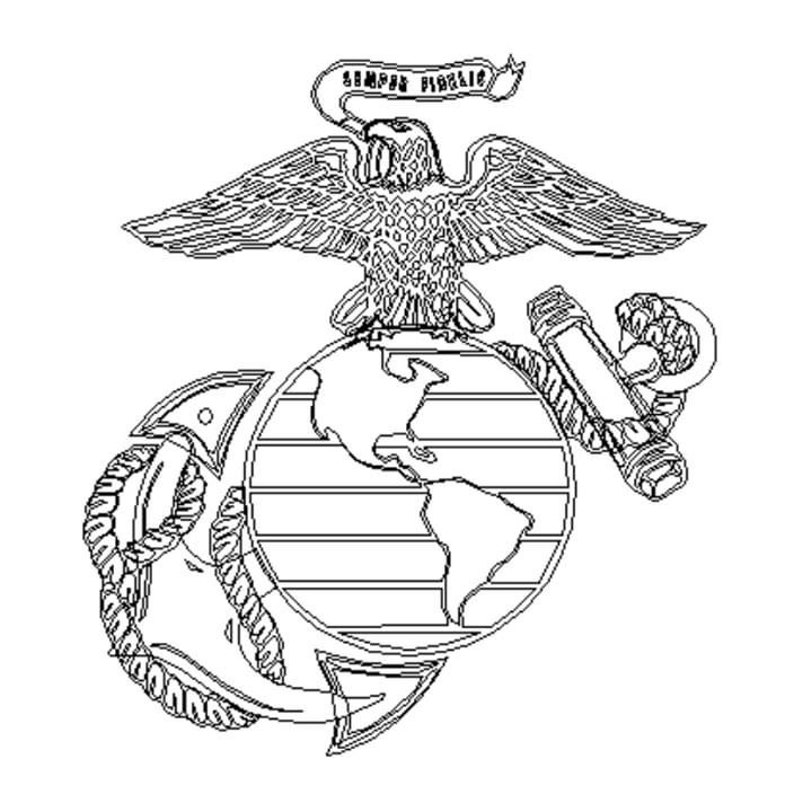 USMC 3D CNC Machined Custom Harley Point & Triumph Primary Covers ...