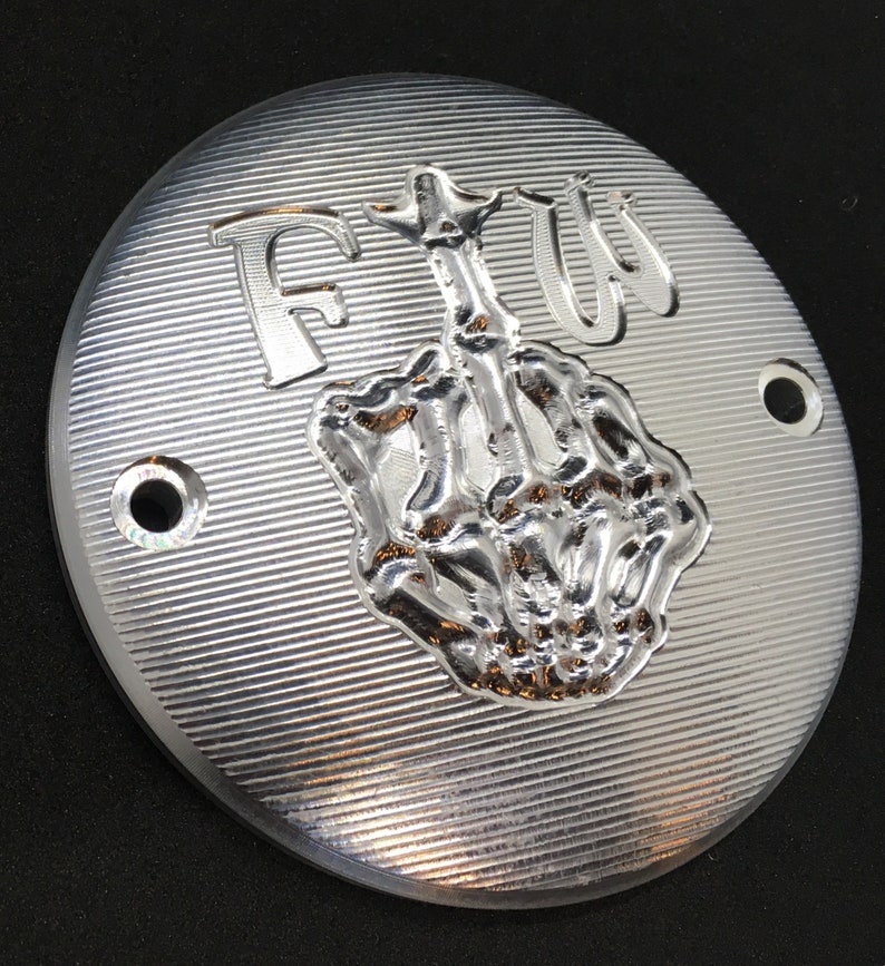 3D Cnc Machined Custom Harley Point & Triumph Primary Covers Engraved ...