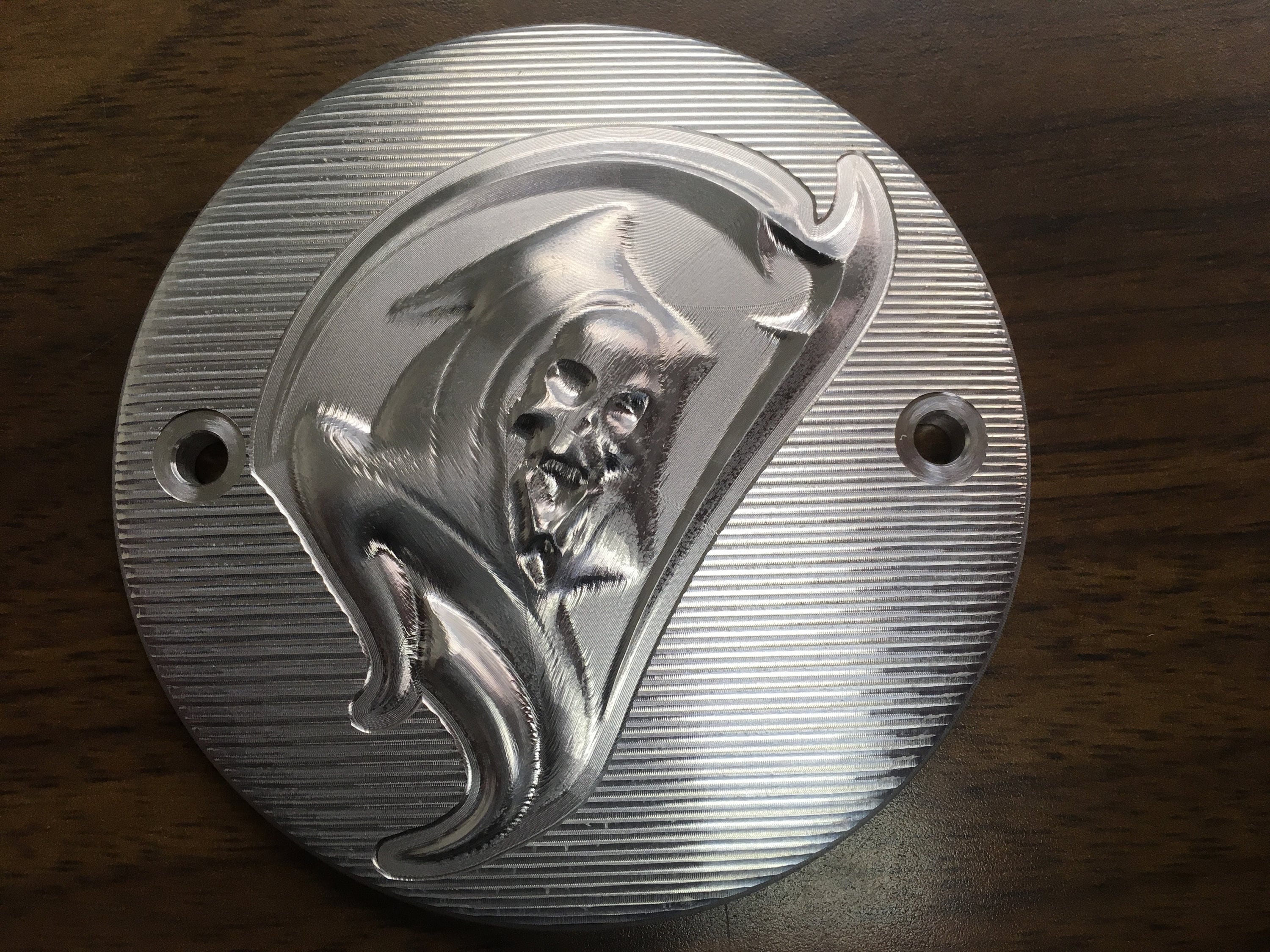 3D Cnc Machined Custom Harley Point & Triumph Primary Covers Engraved ...