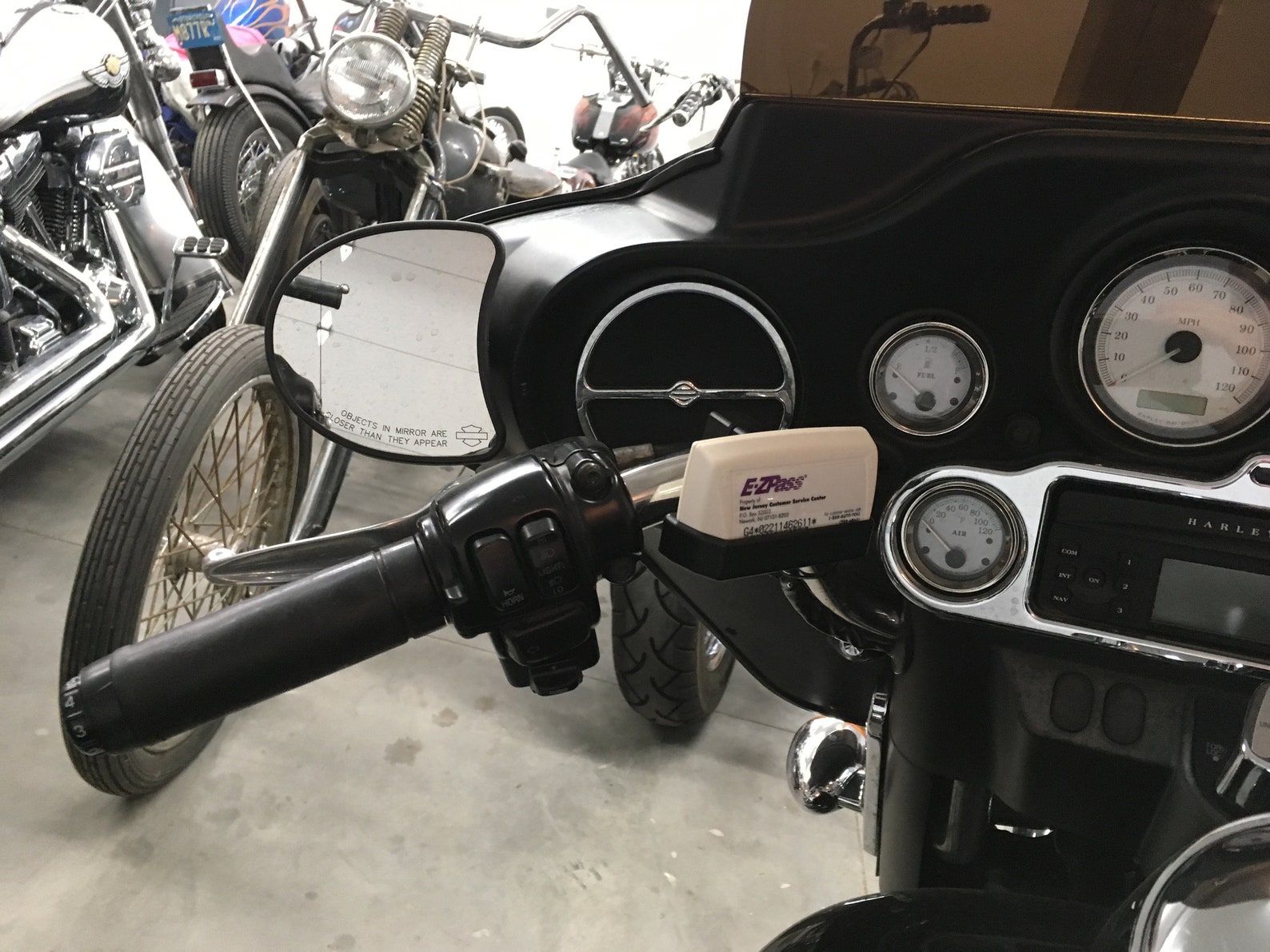EZ Pass Holder Custom Motorcycle Bar Clamp - Etsy