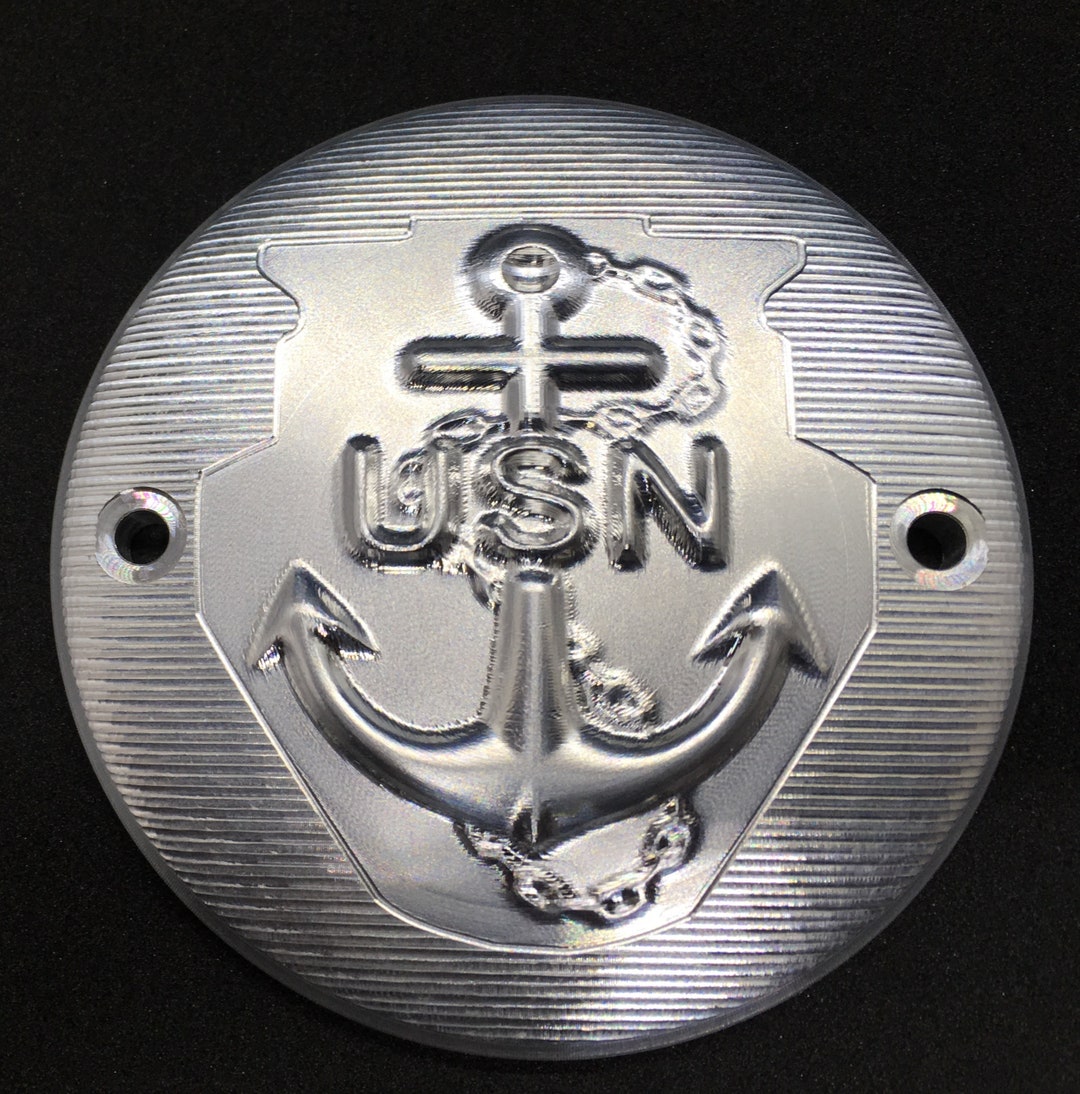 3D Cnc Machined Custom Harley Point & Triumph Primary Covers Engraved ...