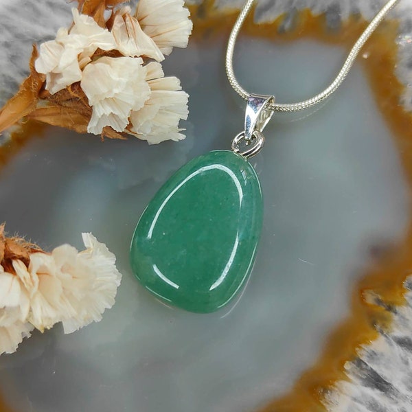 Aventurine Pendant - Etsy