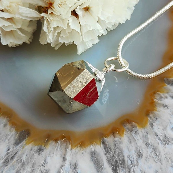 Pyrite Pendant - Etsy