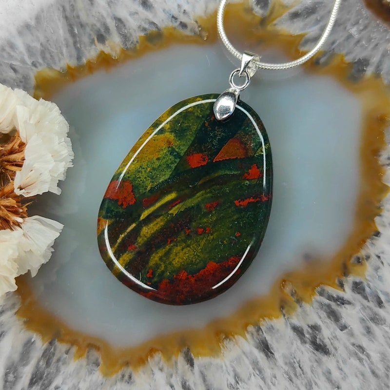 Bloodstone Jewelry - Etsy