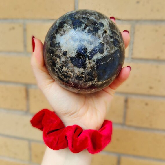 Iolite Sphere / Water Sapphire Sphere - Etsy