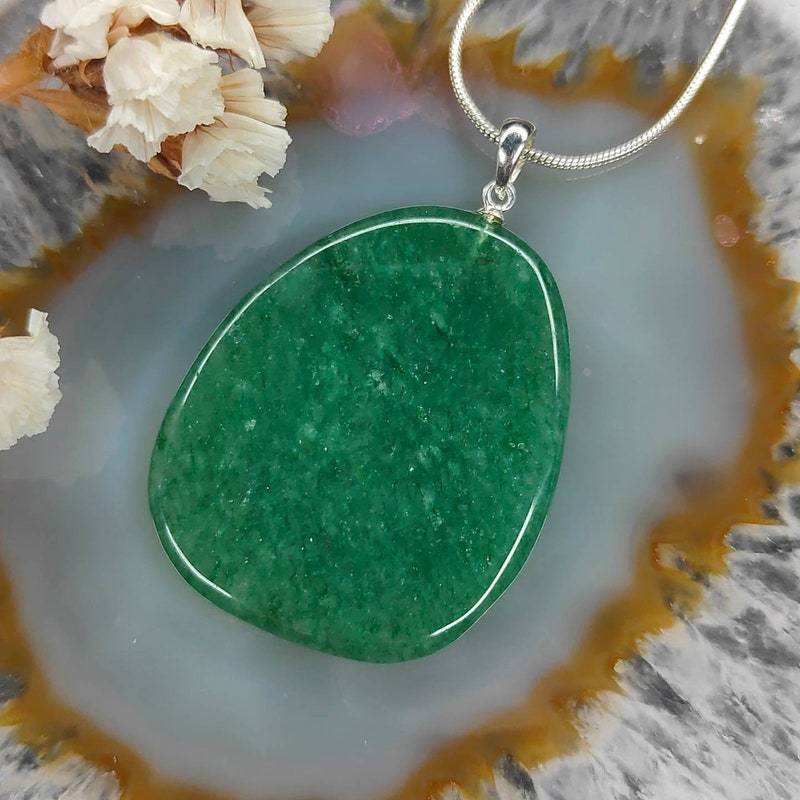 Aventurine Pendant - Etsy