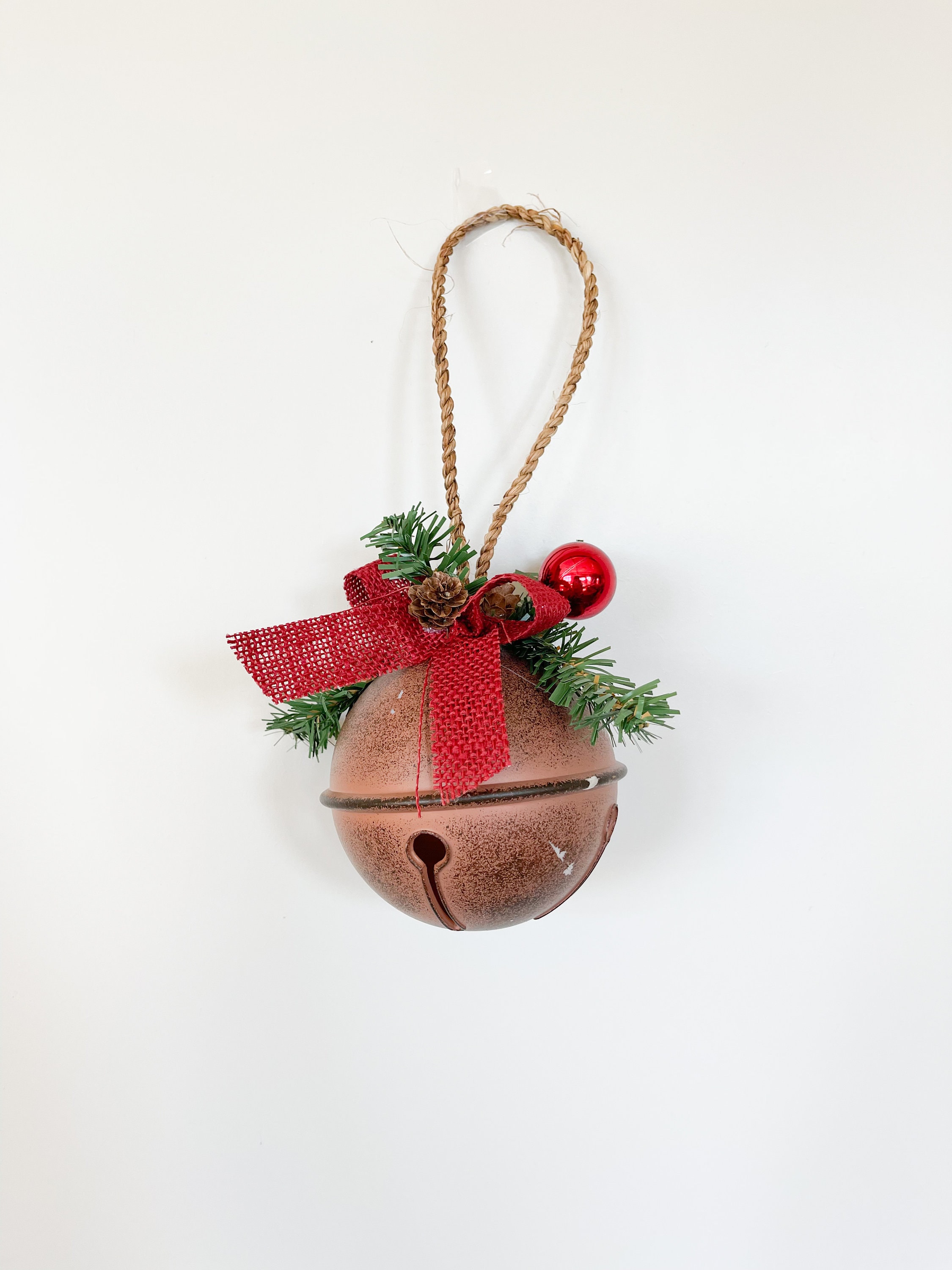 Vintage inspired bell Christmas Ornament Rustic Bell | Etsy