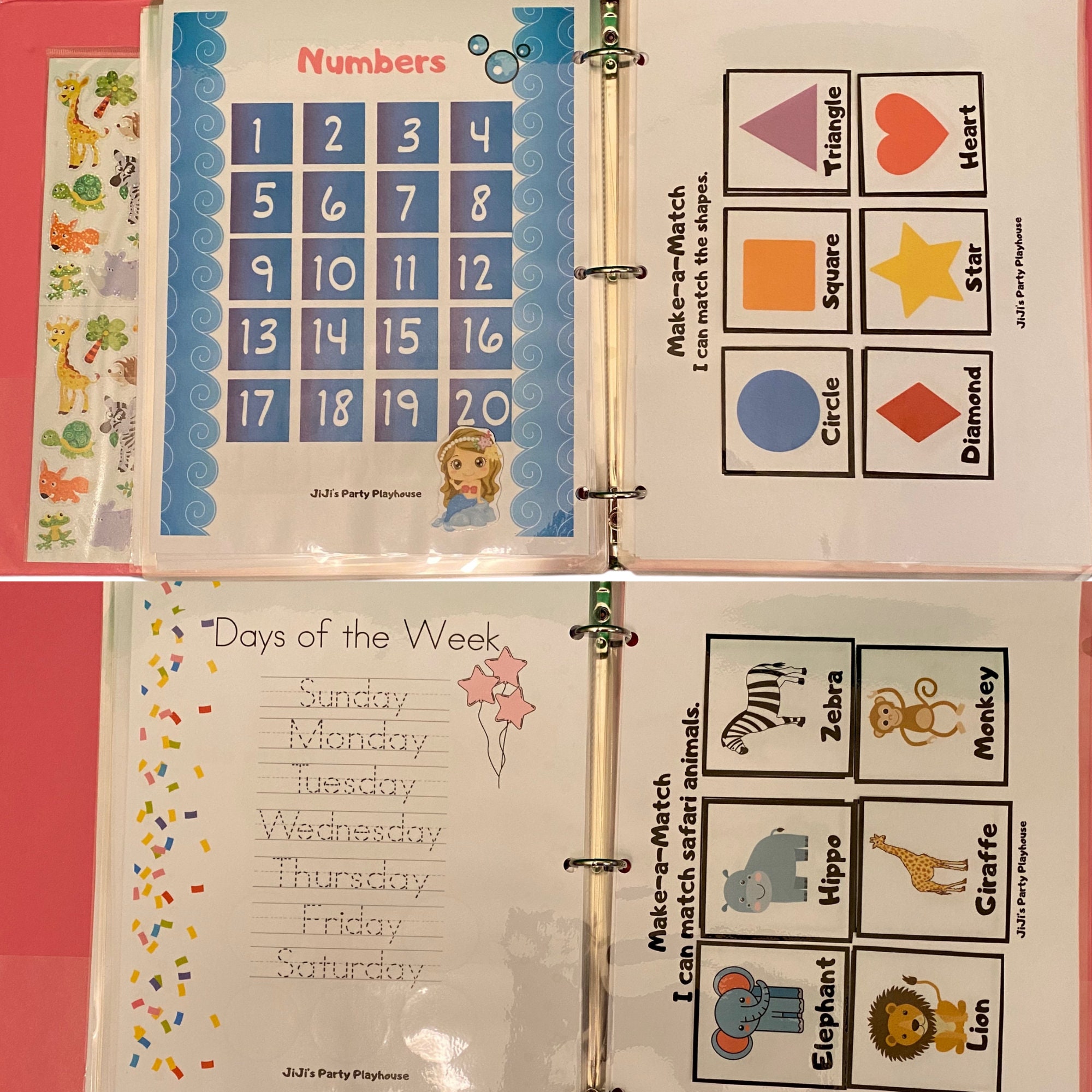 Princess Pre-k Prep Early Education Busy Binder - Etsy