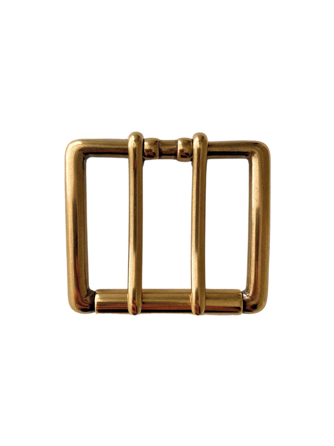 Double Prong Roller Buckle | Double Prong Gold Buckle | 40mm 1.57" Belt ...
