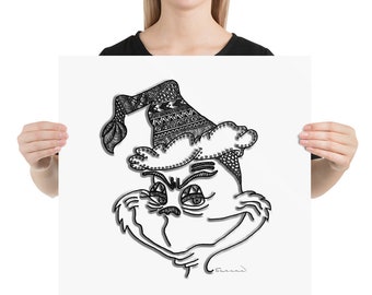 Grinch Mandala - Etsy