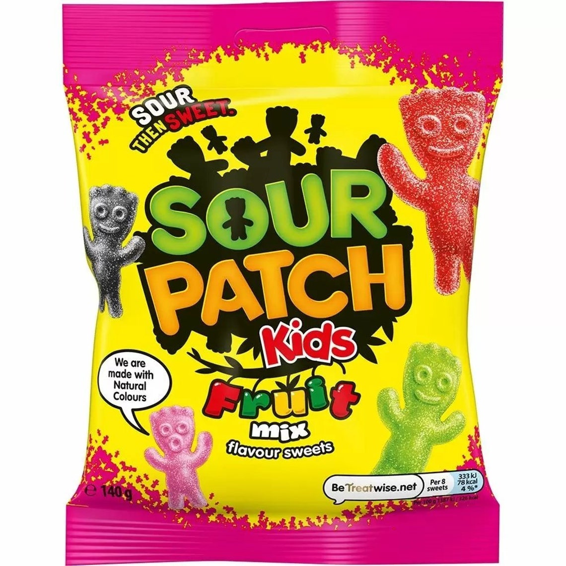 Sour Patch Kids Fruit Mix Share Bag 130g - Etsy