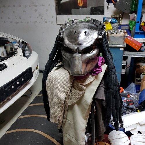 Predator Cosplay Mask unpainted - Etsy