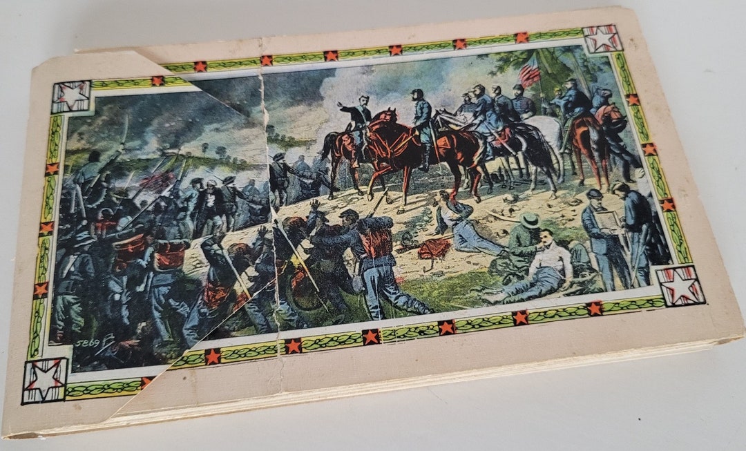 Souvenir of Gettysburg Post Card Set - Etsy
