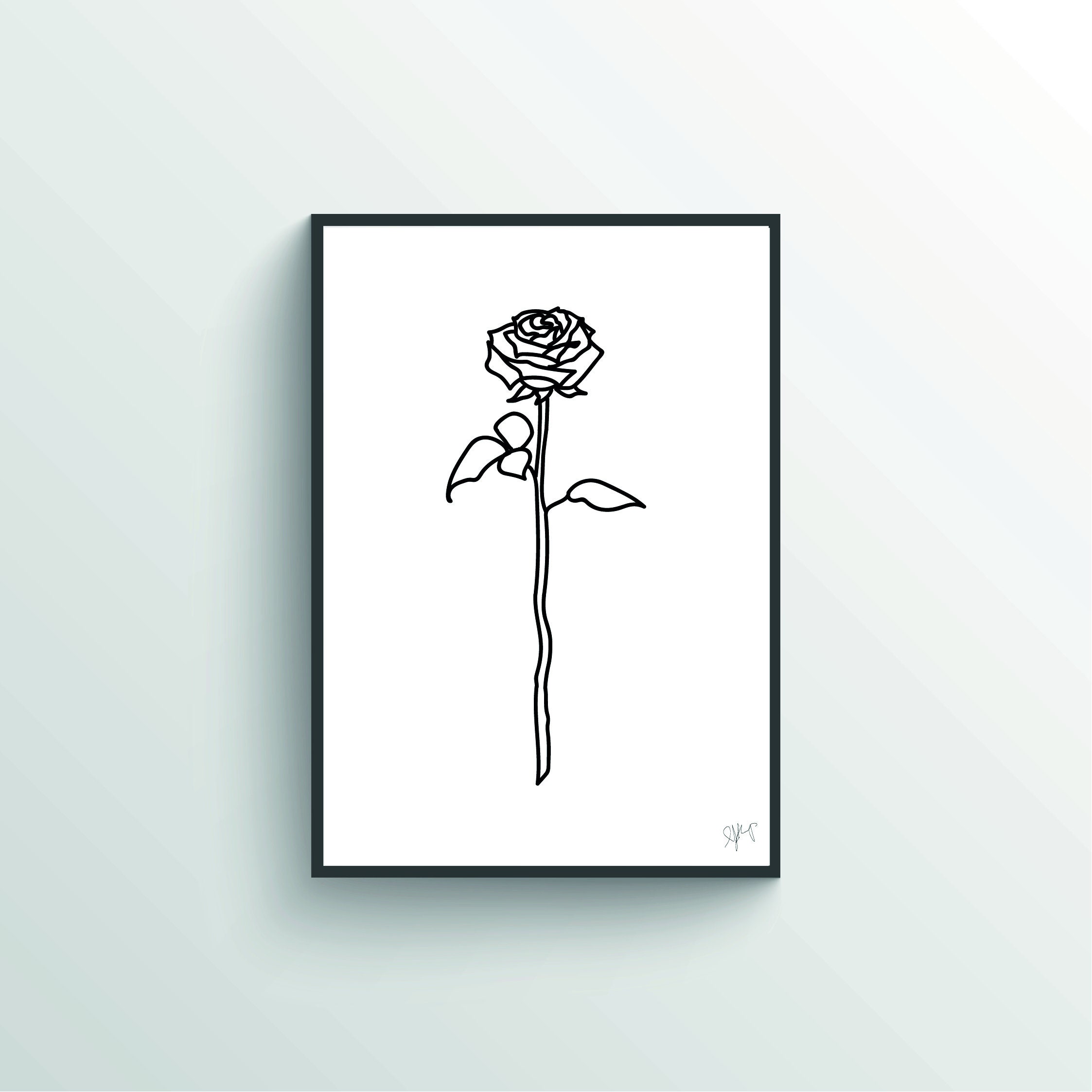Single Rose Clip Art