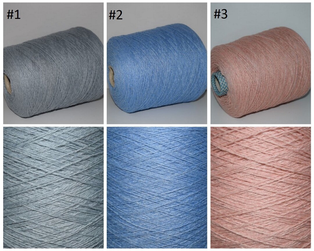 NEW! 100 Grams Merino Wool/silk 80/20 %, 600 M per 100 Grams, Italian ...