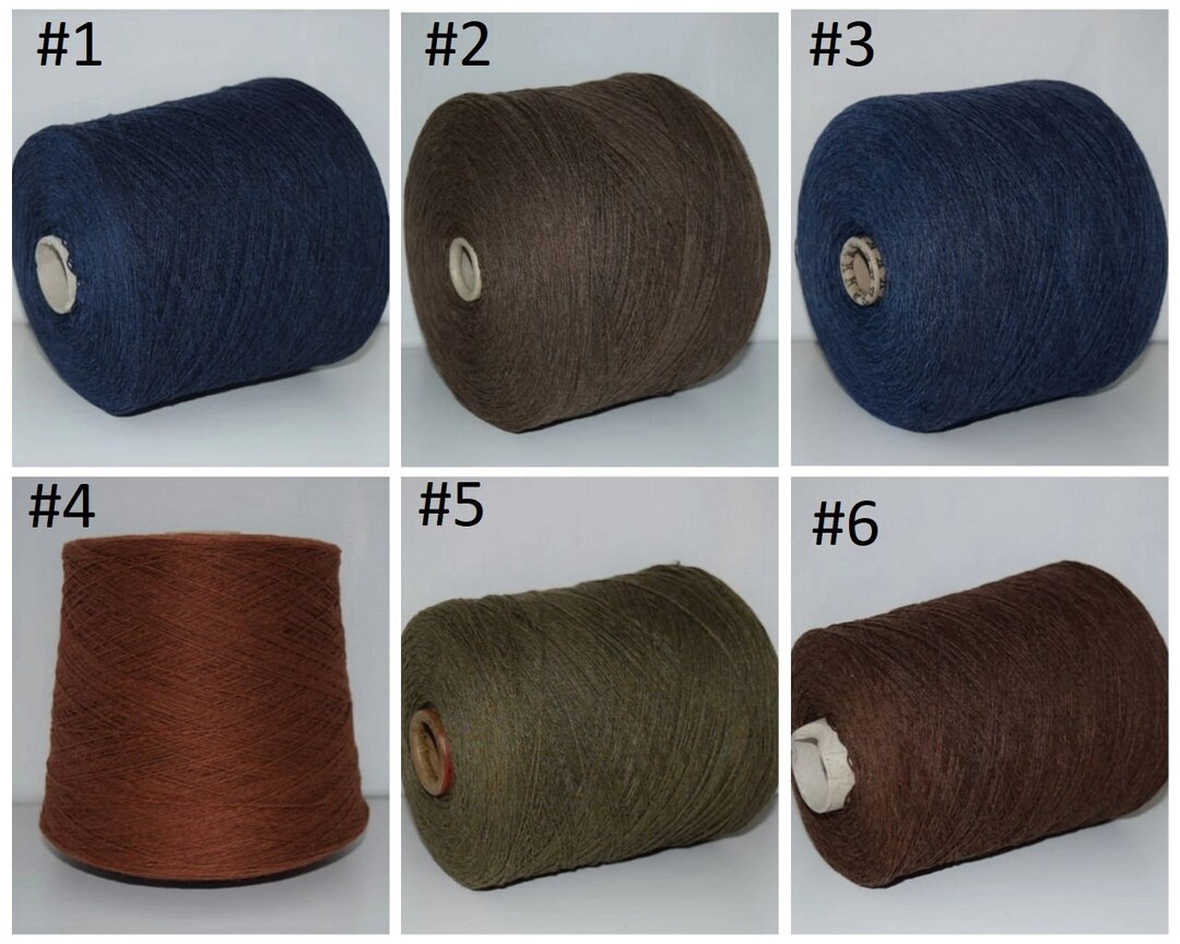 100 Grams 100% Merino Wool Extra Fine, 750 M per 100 G, Italian Fine ...