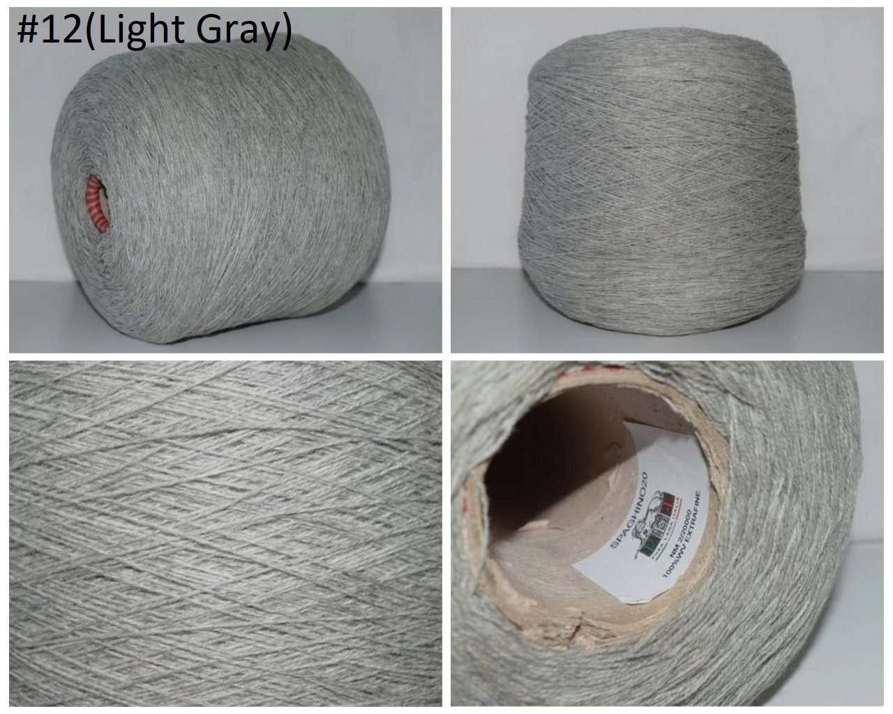 100 Grams 100% Merino Wool Extra Fine,1000 M per 100 Grams, Italian ...