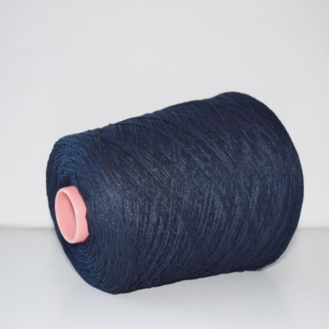 375 Grams Linen/cotton 82/18%, Italian Fine Yarn, Yarn on Cone, per 375 ...