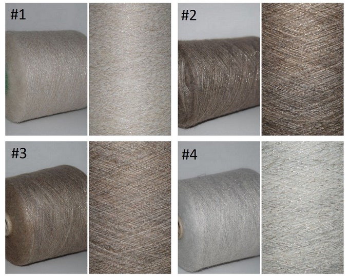 100% Mohair Yarn, Italian Fine Yarn, Yarn on Cone, Cone Yarn, Hand ...