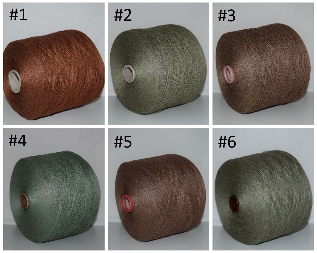 100 Grams 100% Linen, 600 M per 100 Grams, Italian Fine Yarn, Yarn on ...