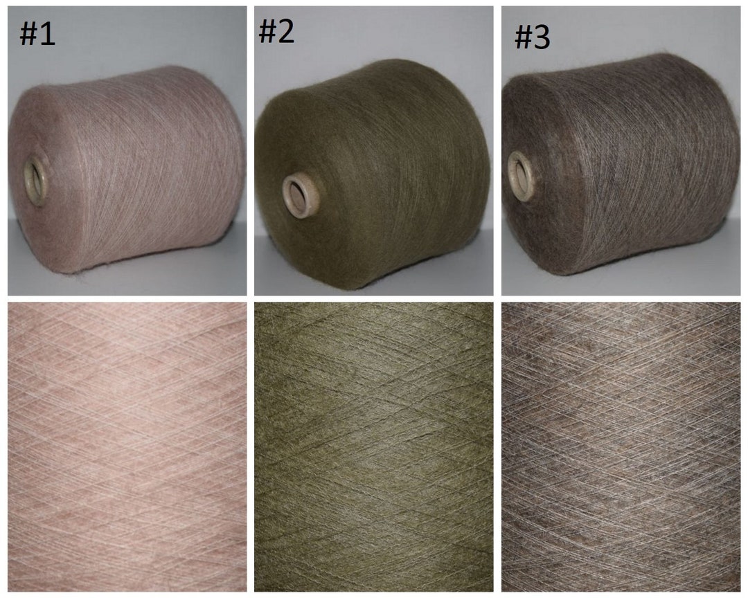 100 Grams Baby Kid Mohair Ethic, Merino Wool, Polyacrylic Italian Fine ...