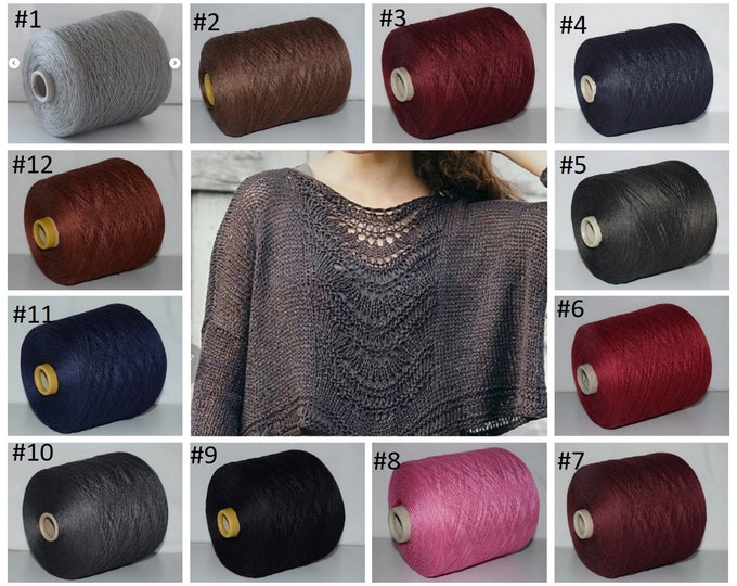 100% Cotton Loro Piana Italian Fine Yarn, Yarn on Cone, per 100 Grams ...