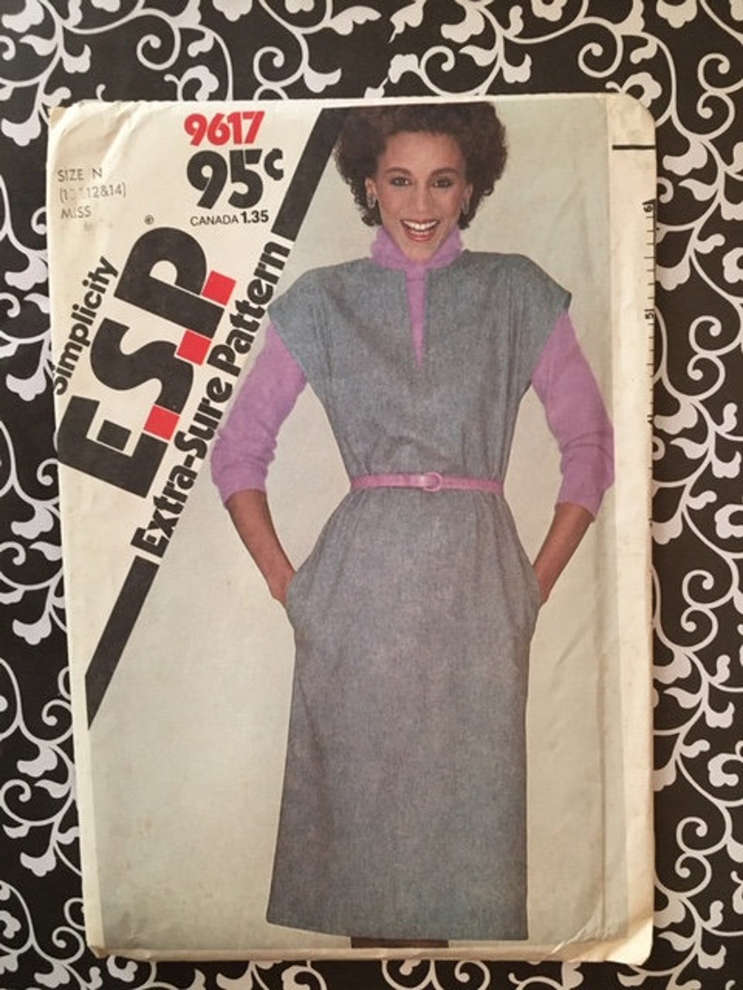 80's Simplicity Sewing Pattern 9617 - Etsy