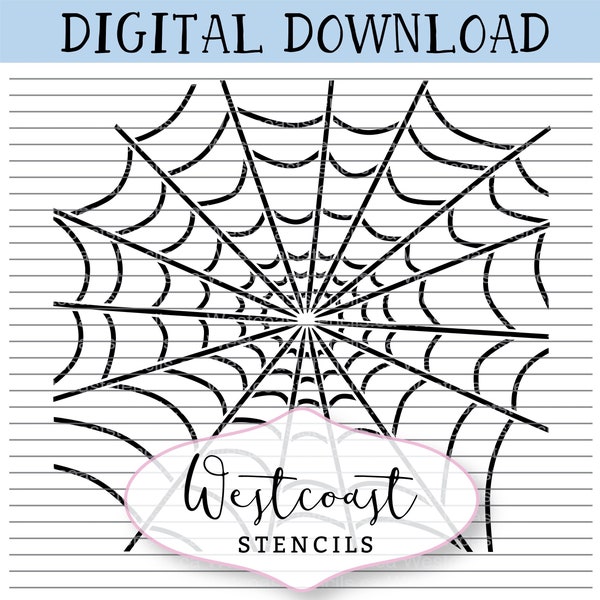 Spider Web Stencils - Etsy