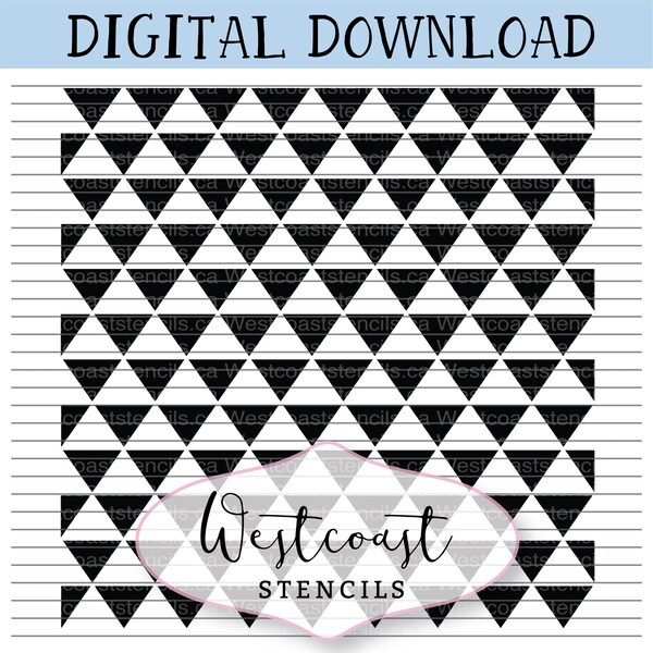 Triangle Stencil - Etsy