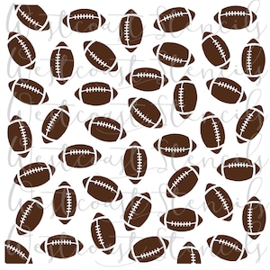 Football Pattern - Etsy