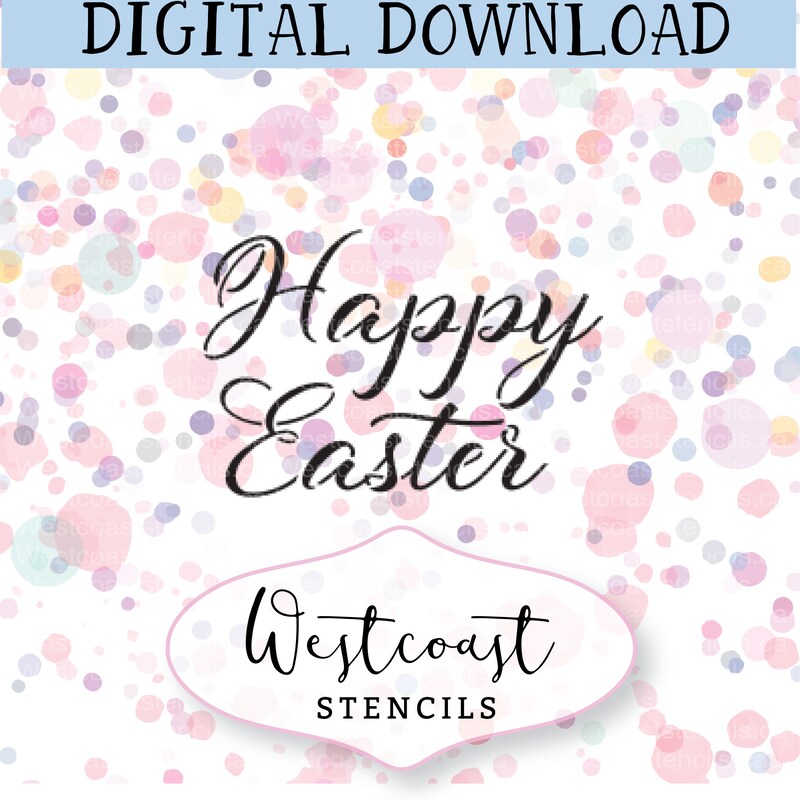 Happy Easter Script - Etsy