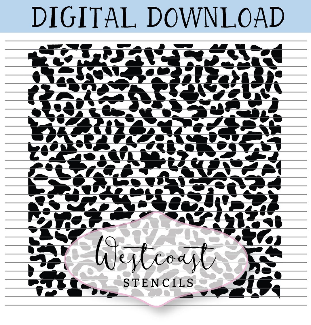 Composition Notebook Pattern Stencil, Instant DIGITAL Download, Cookie ...