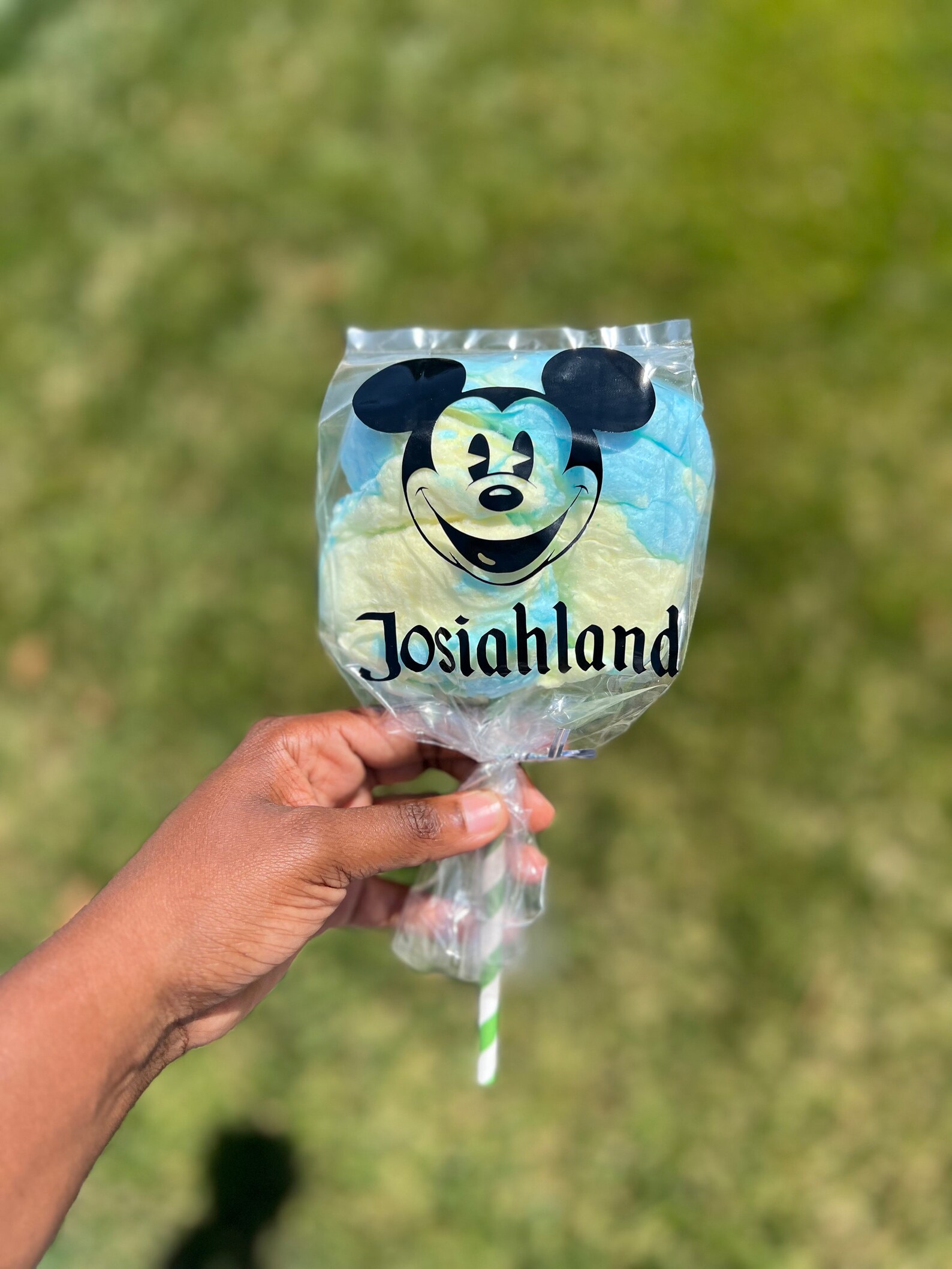 Custom Mickey Name Cellophane Bags Disneyland Themed Birthday - Etsy