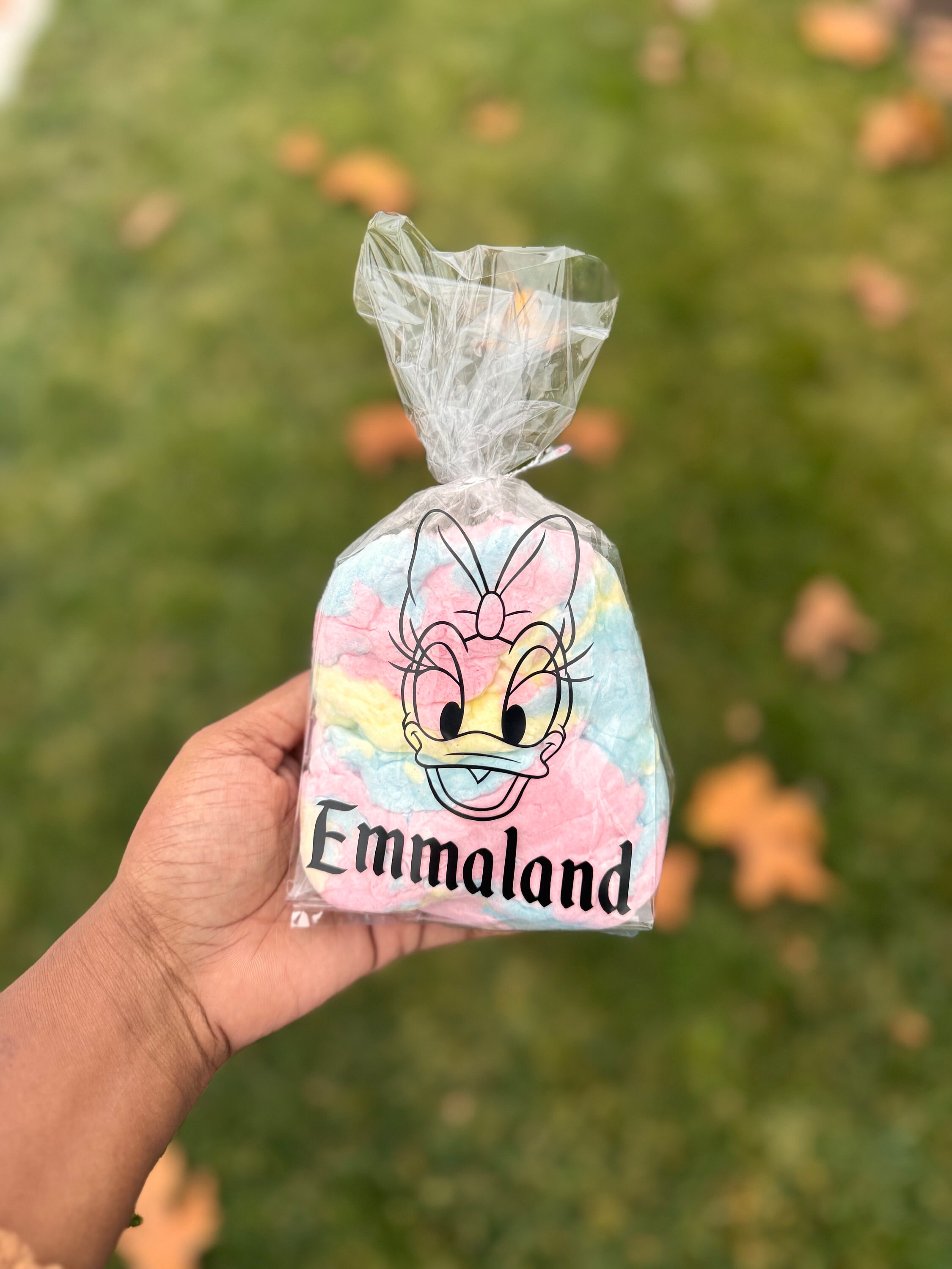 Custom Daisy Duck Name Cellophane Bags Disneyland Themed Birthday - Etsy