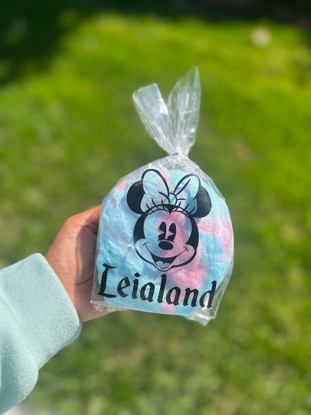 Custom Retro Minnie Name Cellophane Bags Disneyland Themed Birthday - Etsy