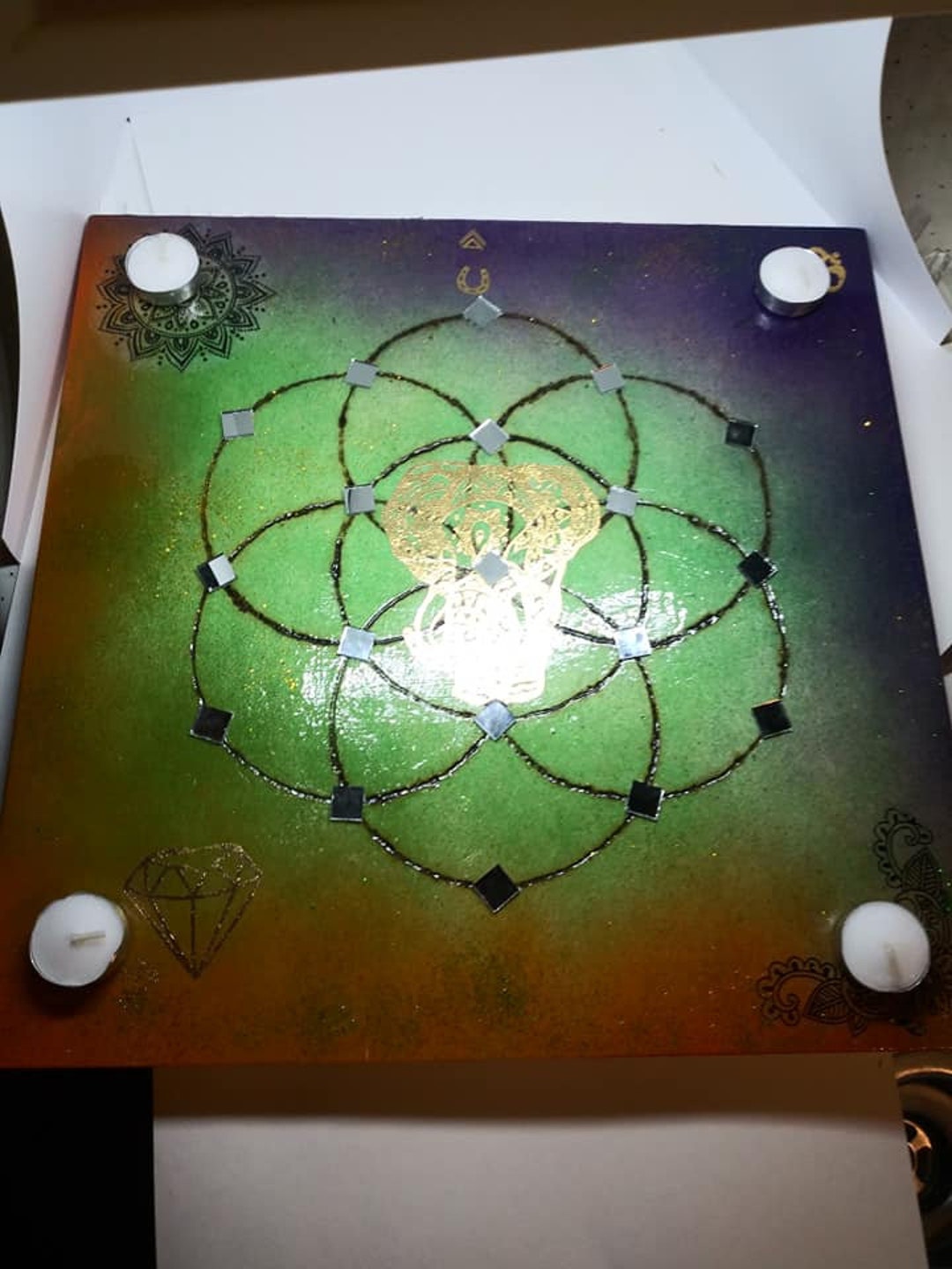 Wealth Attracting Crystal Grid - Etsy