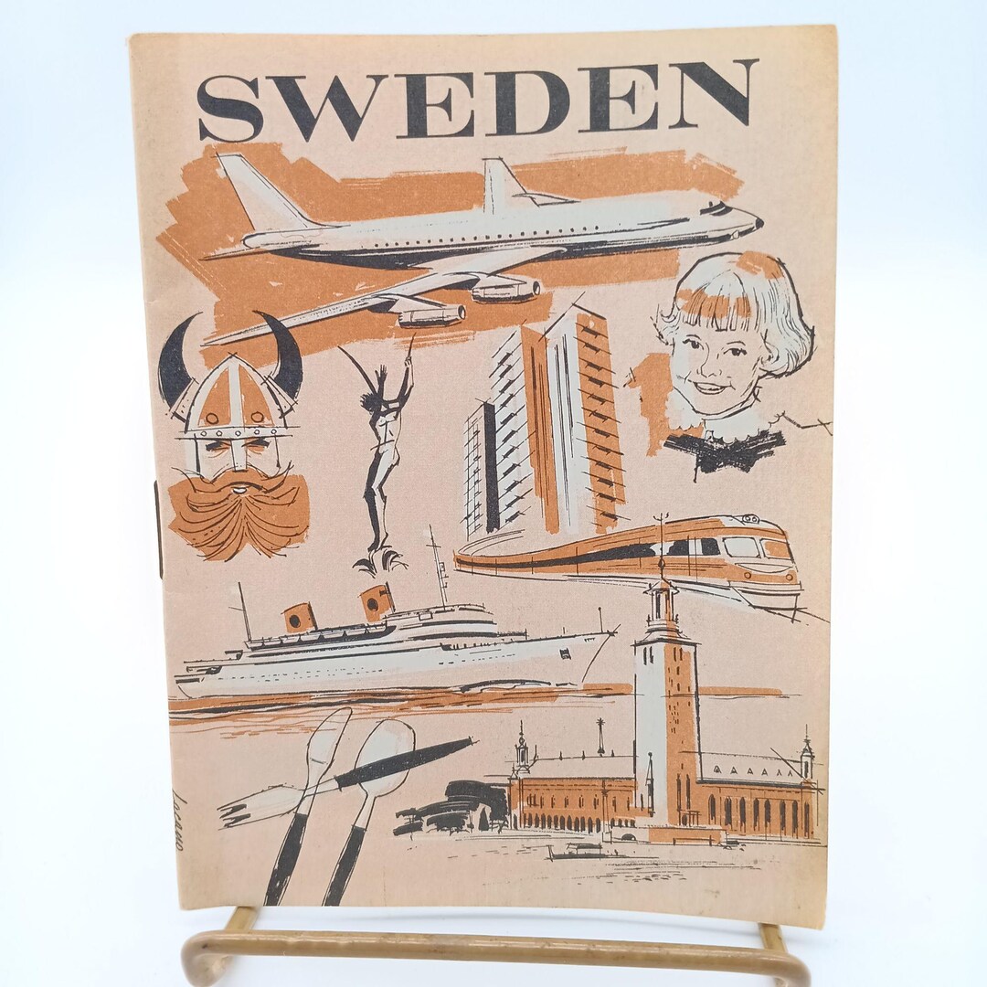 Vintage 1955 Swedish Brochure Information Service Booklet - Etsy