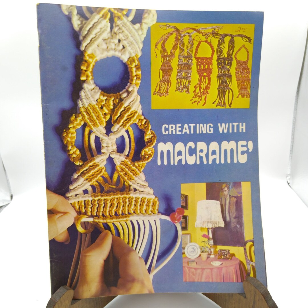 Vintage Macrame Patterns, Creating With Macrame by Suzanne Stiles, 1972 ...