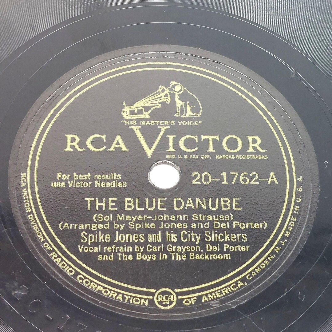 RCA Victor the Blue Danube & you Always Hurt the One You Love 78 RPM ...