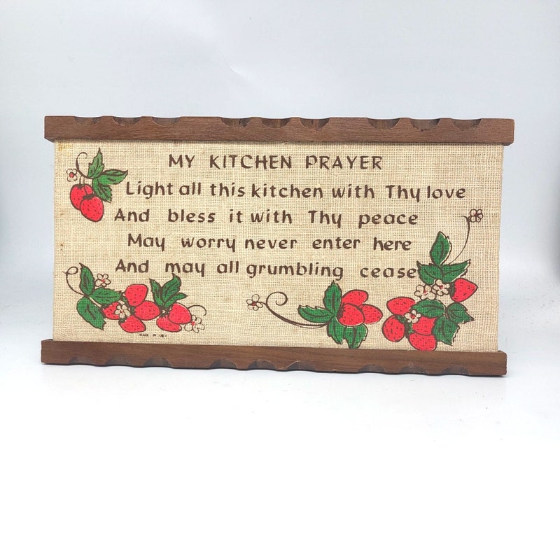 Vintage Kitchen Sign - Etsy