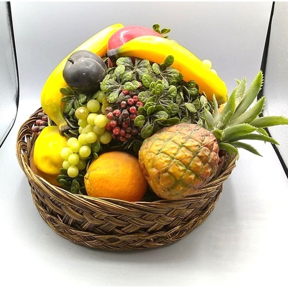 Artificial Fruit Basket Centerpiece
