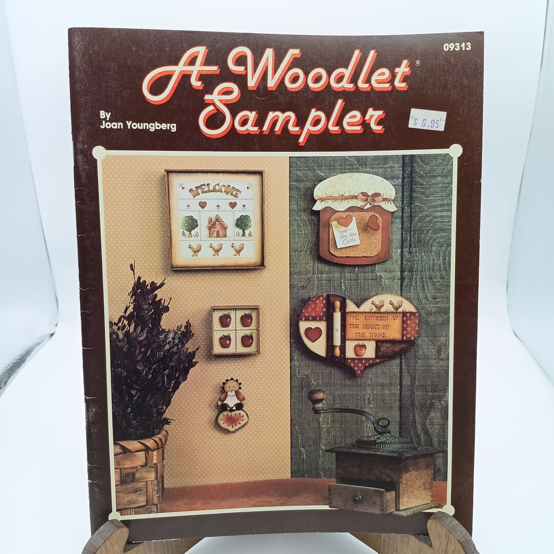 A Woodlet Sampler 09313 by Joan Youngberg 1987 Tole Painting, Vintage ...