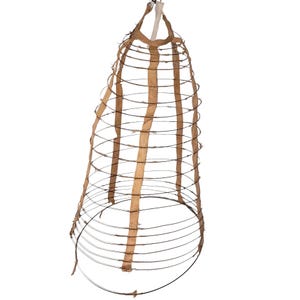 Antique Victorian Cage Crinoline – 22" Waist Vintage Wire Hoop Skirt ...