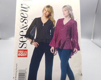 UNCUT Sewing PATTERN Butterick B5301, Womans Easy Connie Crawford 2008 ...