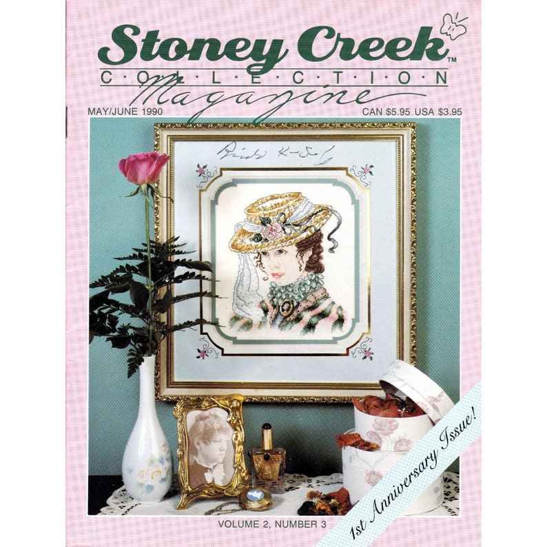 Vintage Craft Patterns, Stoney Creek Cross Stitch Collection Magazine ...