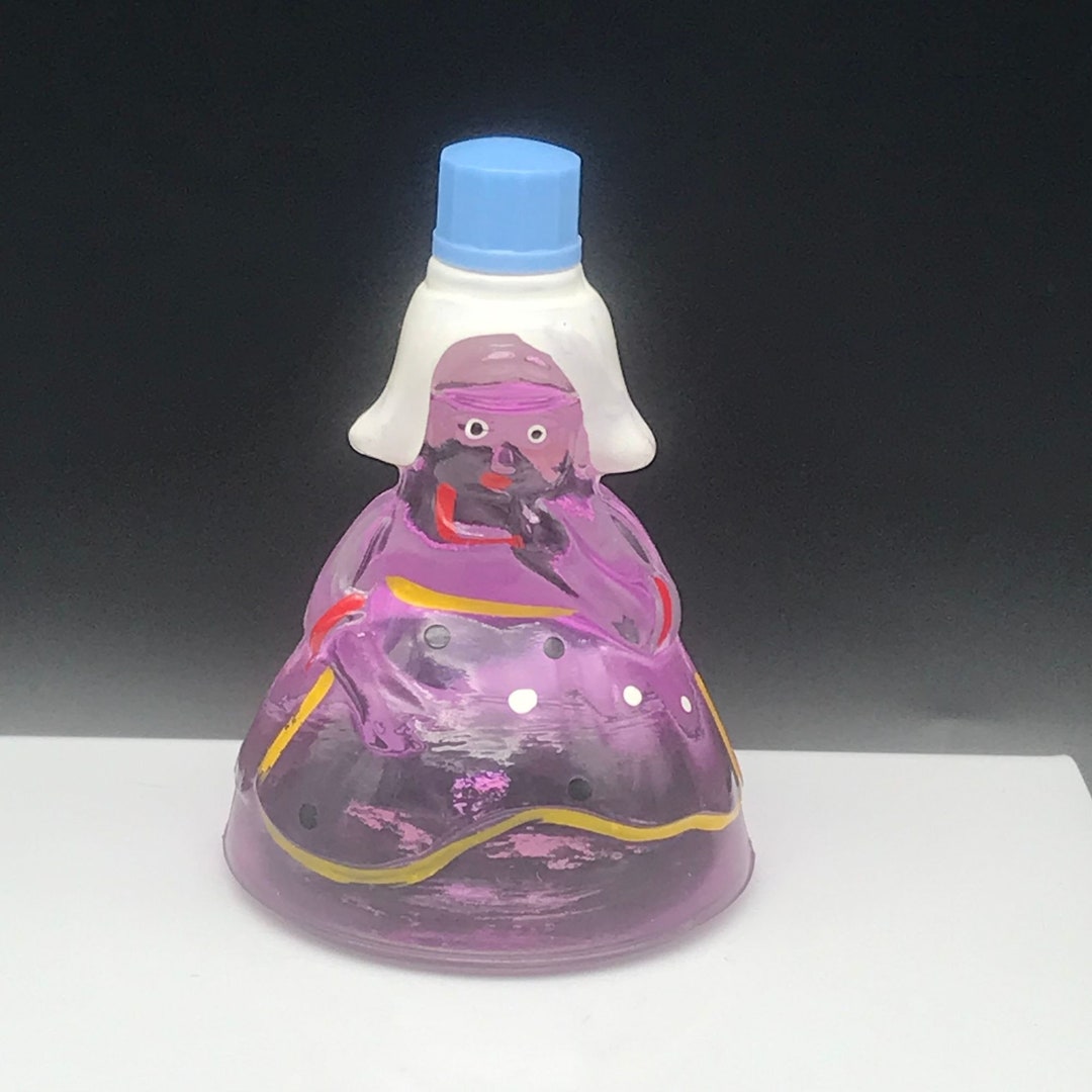 Vintage Holland Painted Bottle Perfume, Dutch Woman Hand Painted ...